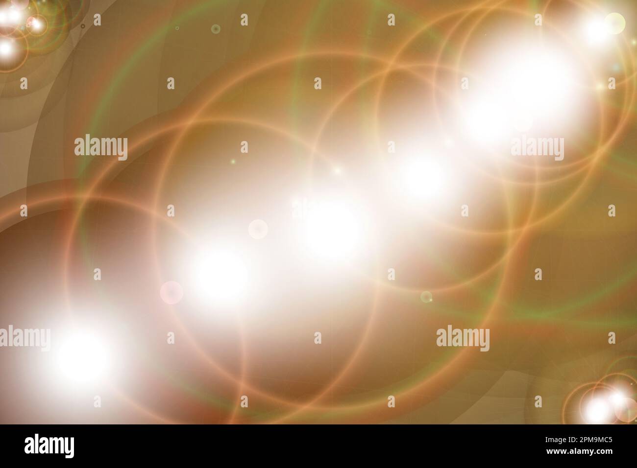 illustration of light circles, colorful background Stock Photo - Alamy