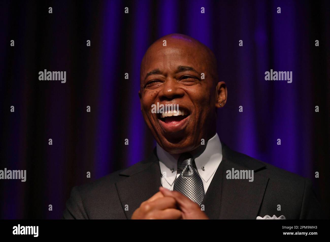 Photo by: NDZ/STAR MAX/IPx 2023 4/12/23 New York Mayor Eric Adams ...