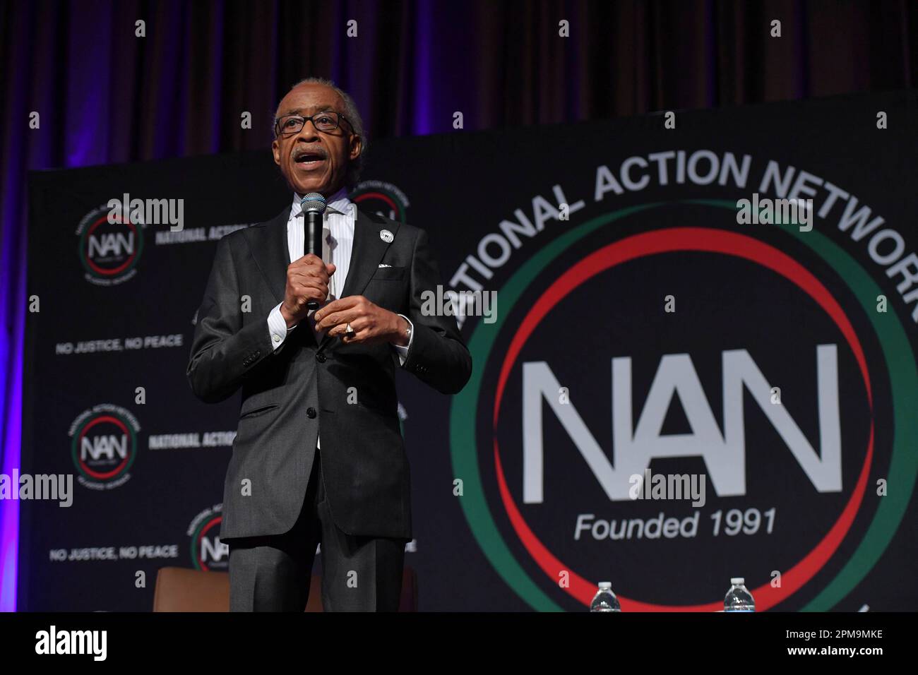 Photo by: NDZ/STAR MAX/IPx 2023 4/12/23 Rev. Al Sharpton attends the National Action Network ...