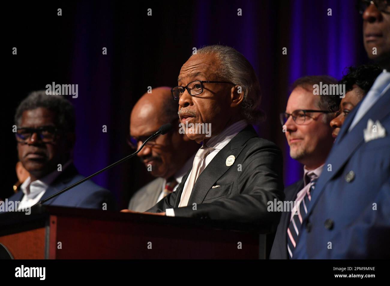 Photo by: NDZ/STAR MAX/IPx 2023 4/12/23 Rev. Al Sharpton attends the ...