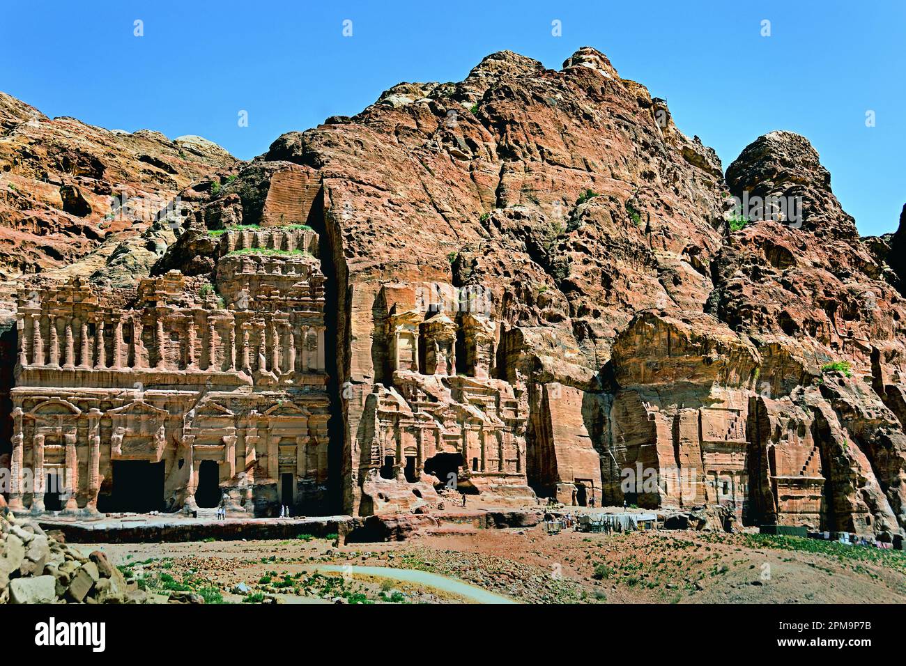 Palace Tomb - Corinthian Tomb Petra city Nabataean caravan-city rock ...