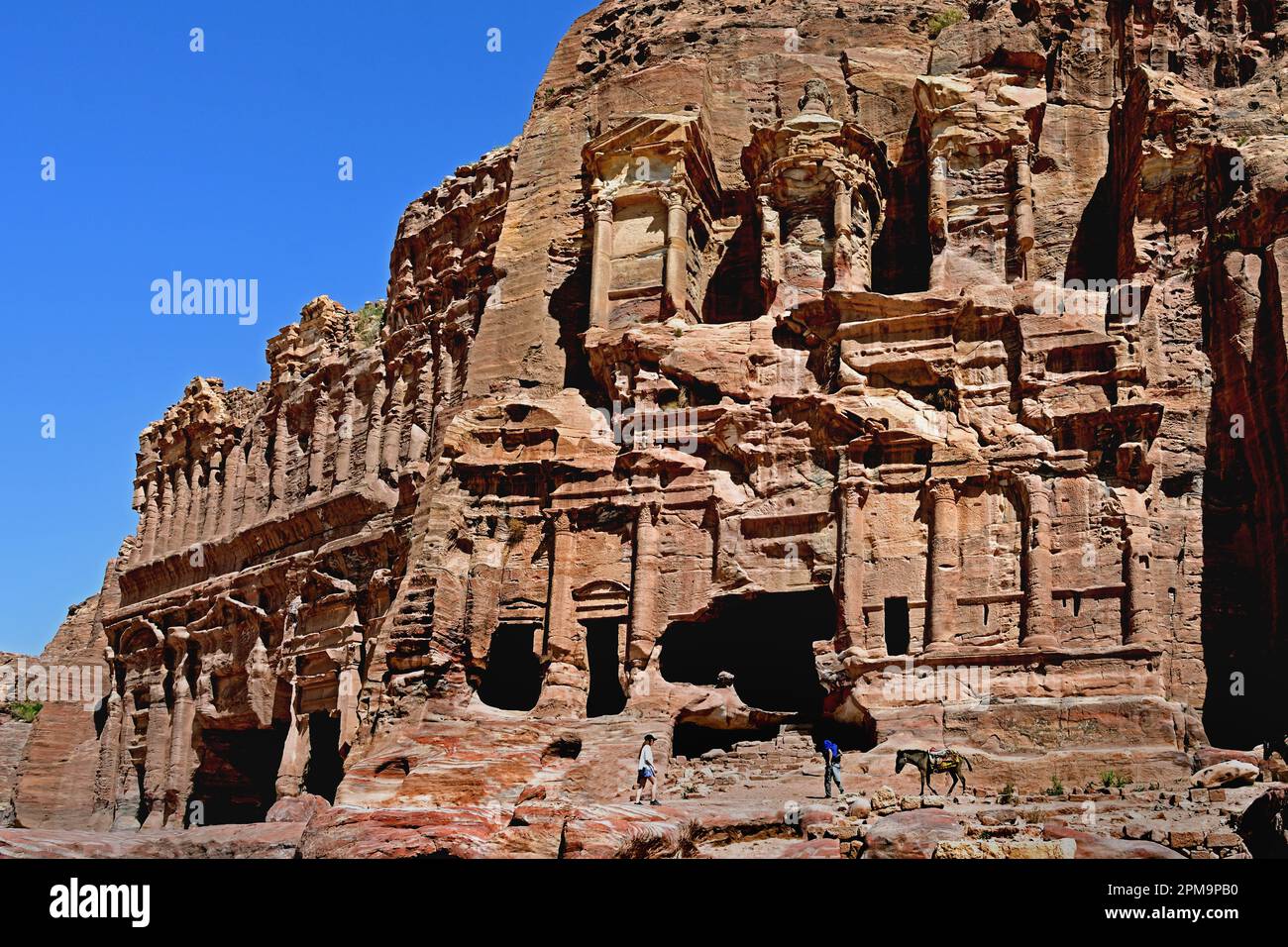 Palace Tomb - Corinthian Tomb Petra city Nabataean caravan-city rock ...
