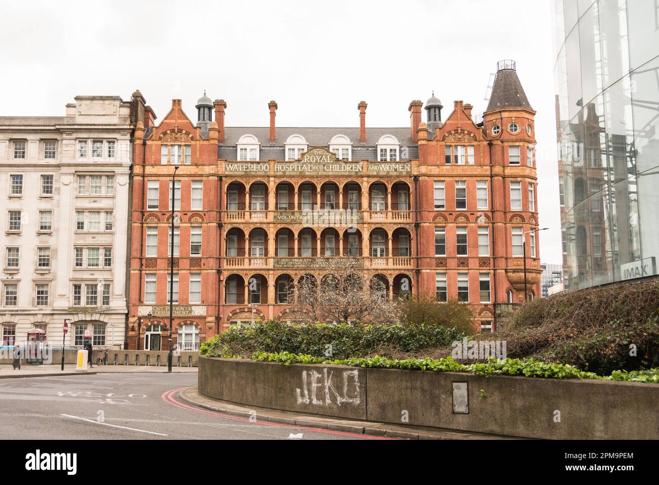 The exterior of the former Royal Waterloo Hospital for Children and ...