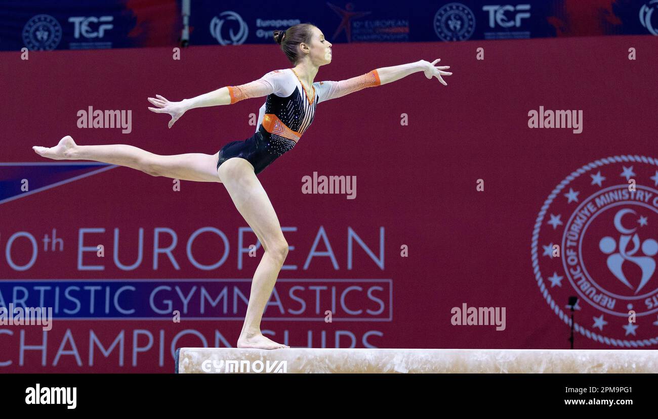 ANTALYA - Naomi Visser in action during the qualification of the ...