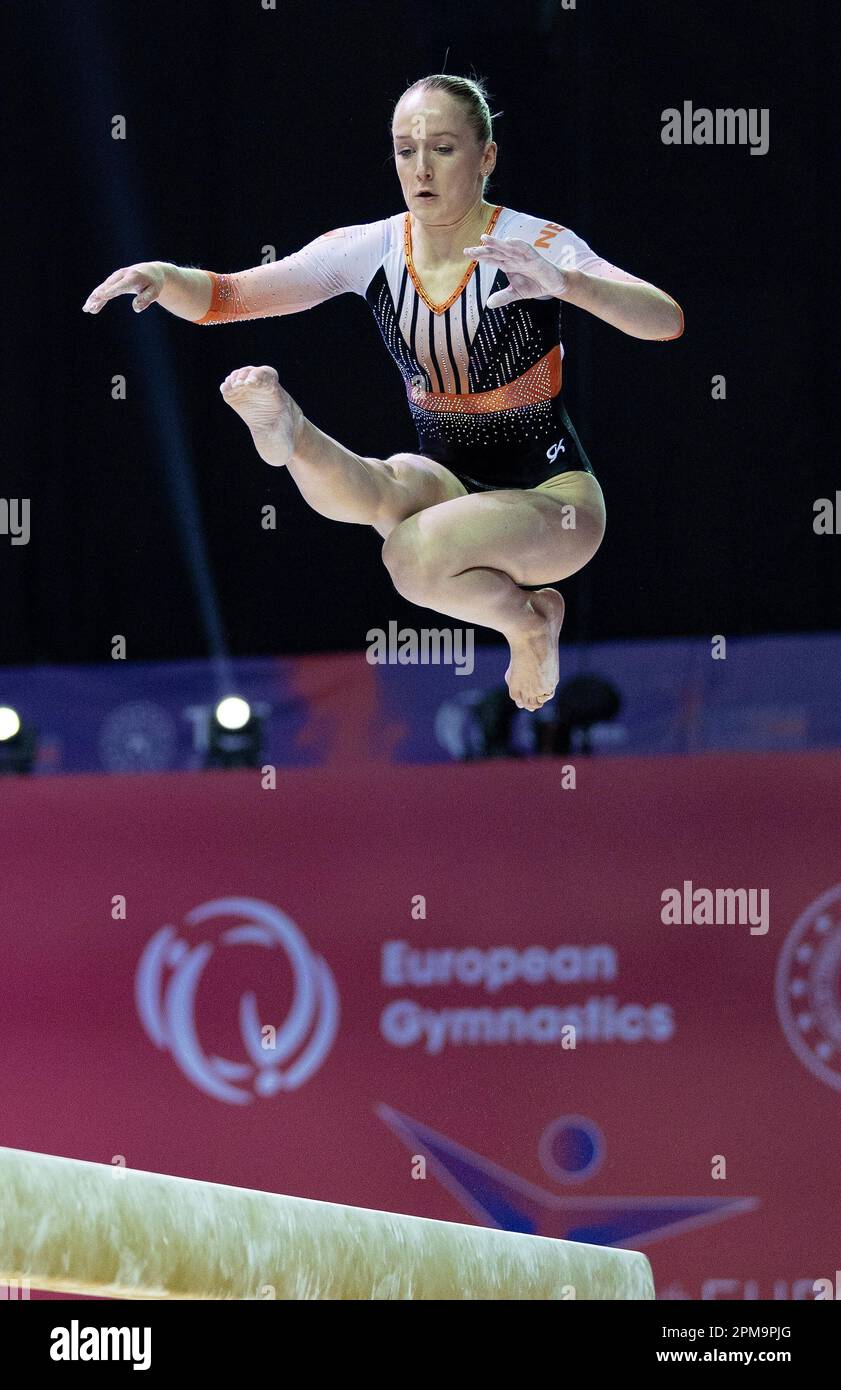 ANTALYA - Sanne Wevers in action during the qualification of the ...