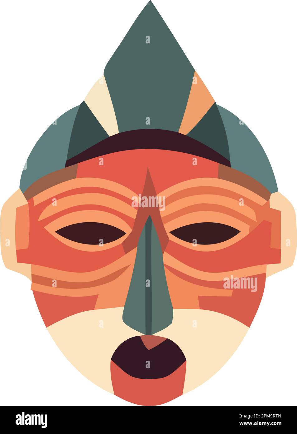 Cute cartoon avatar celebrates indigenous culture tradition Stock ...