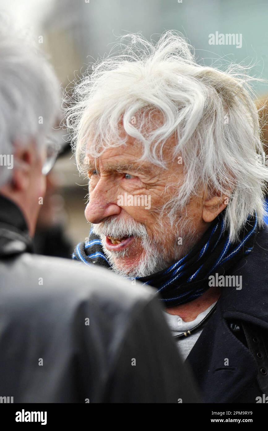 Paris, France. 12th Apr, 2023. Pierre Richard actor during inauguration ...