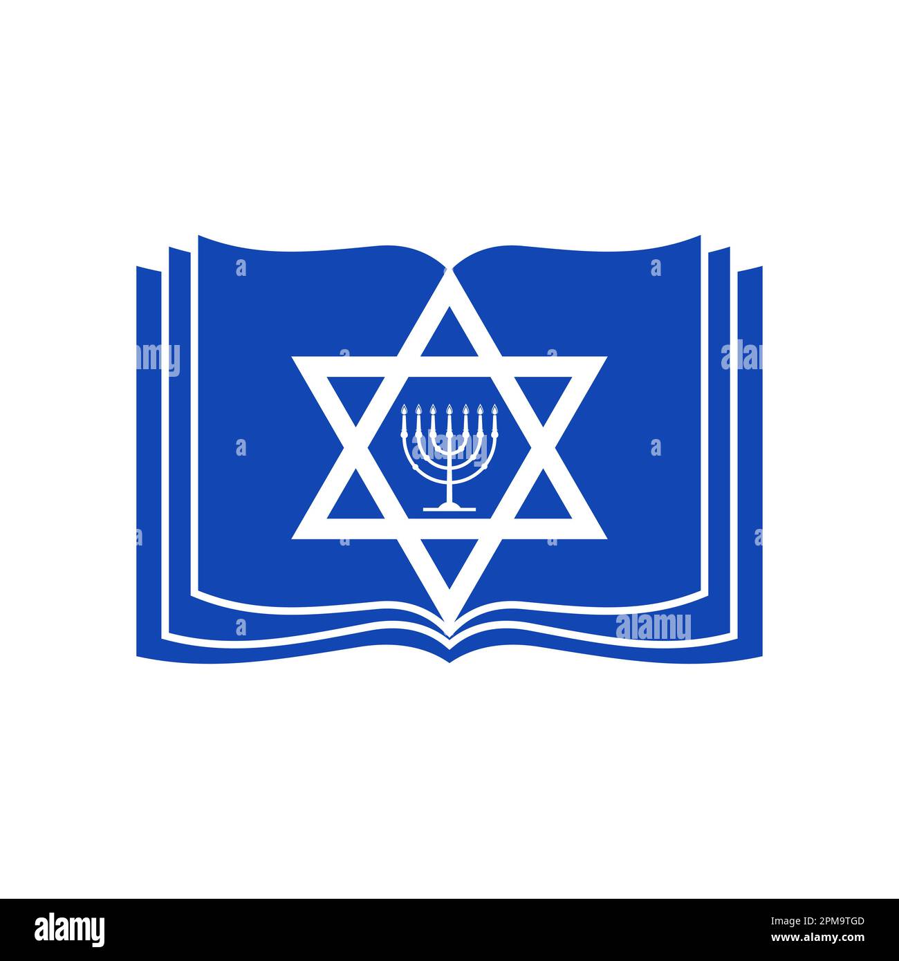 Vector illustration of the Jewish Star of David symbol combined with ...