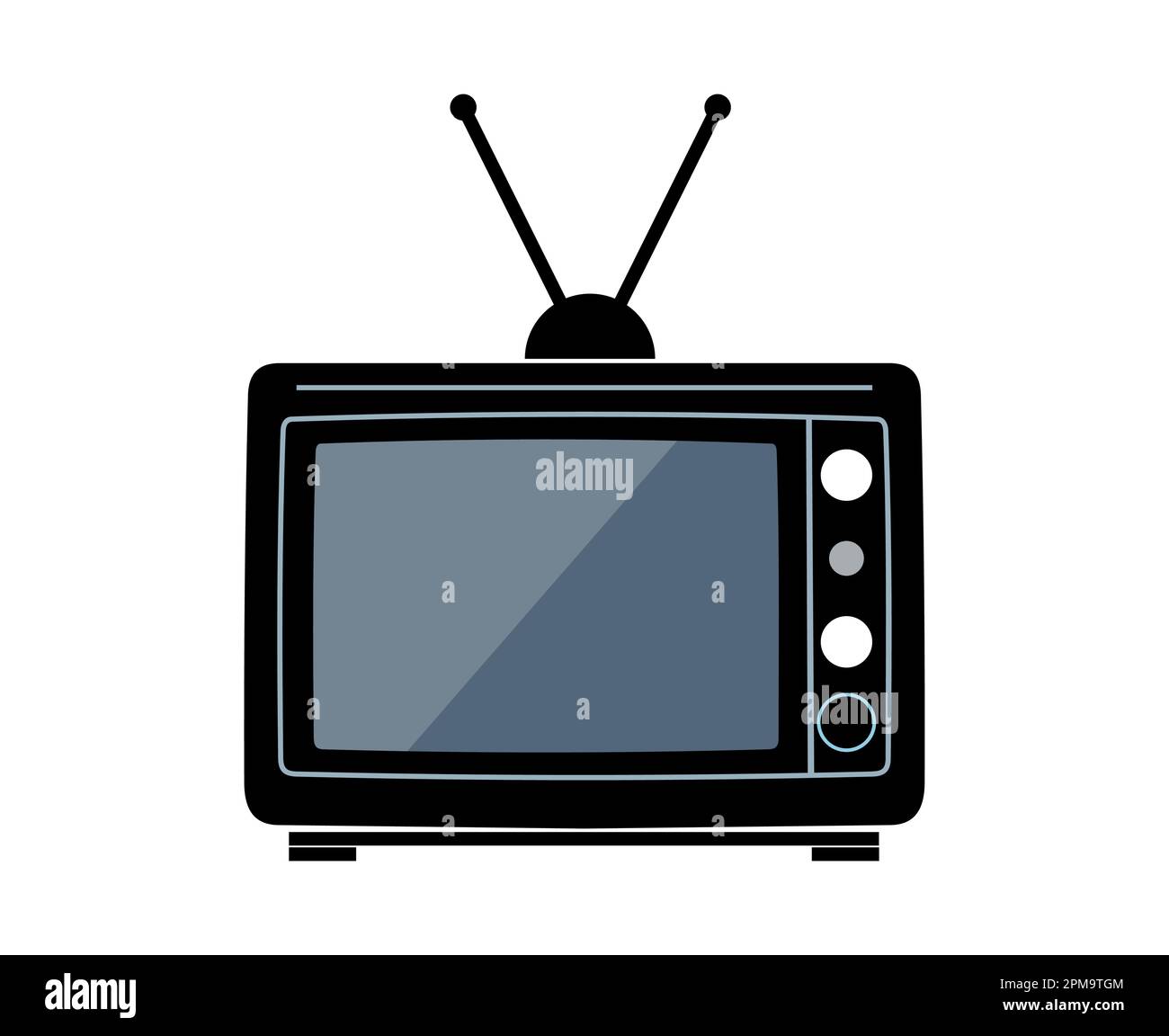 Tv Icon isolated on white background. Television symbol for your web ...