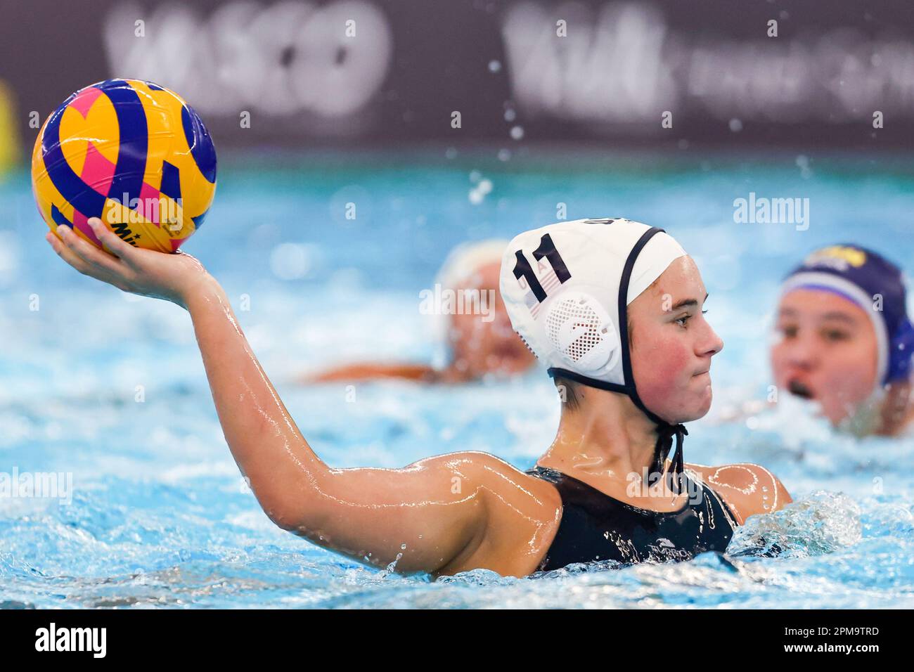 ROTTERDAM, NETHERLANDS - APRIL 12: Alison Cohen of United States during ...