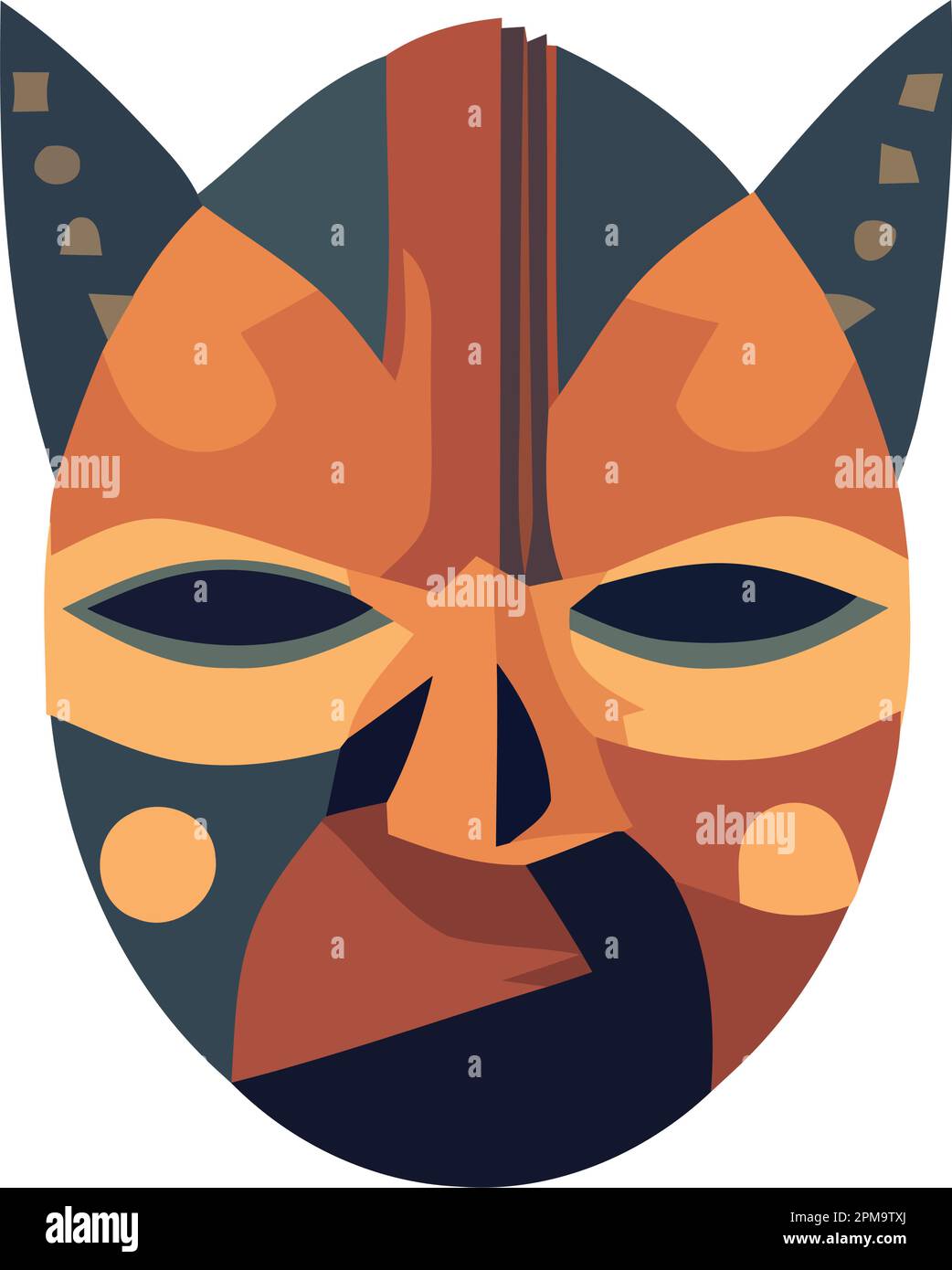 Cute cartoon avatar in spooky Halloween costume Stock Vector Image ...