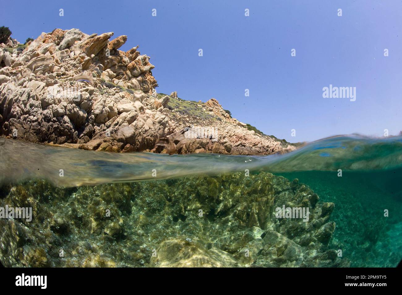 Arcipelago de la Maddalena. Razzoli. OT, Sardegna, Italy Stock Photo ...
