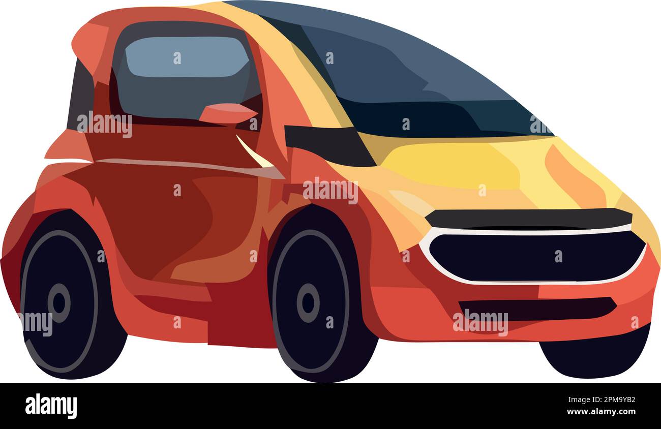 Modern sports car driving fast on highway Stock Vector Image & Art - Alamy