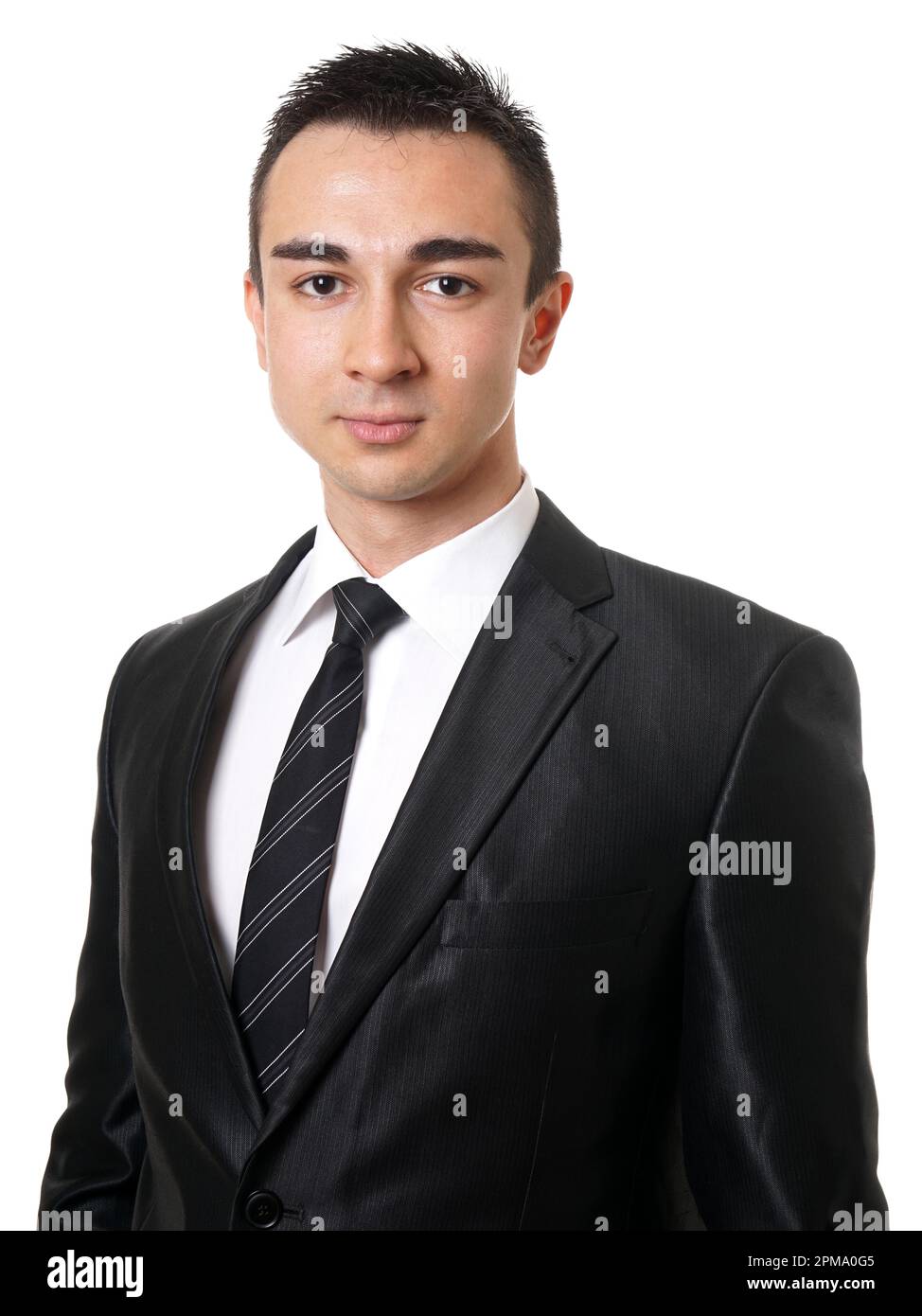 young executive business man wearing suit and tie Stock Photo - Alamy