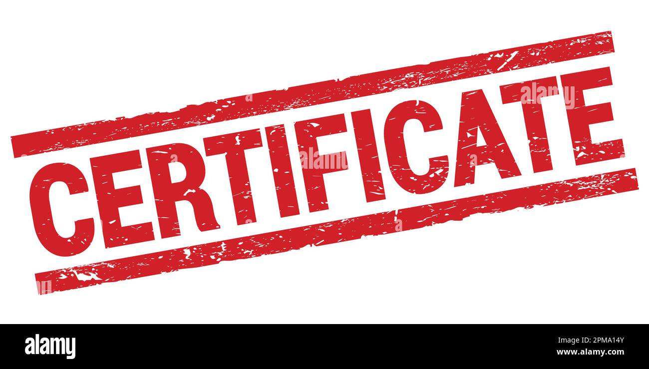 Certificate logo Cut Out Stock Images & Pictures - Alamy