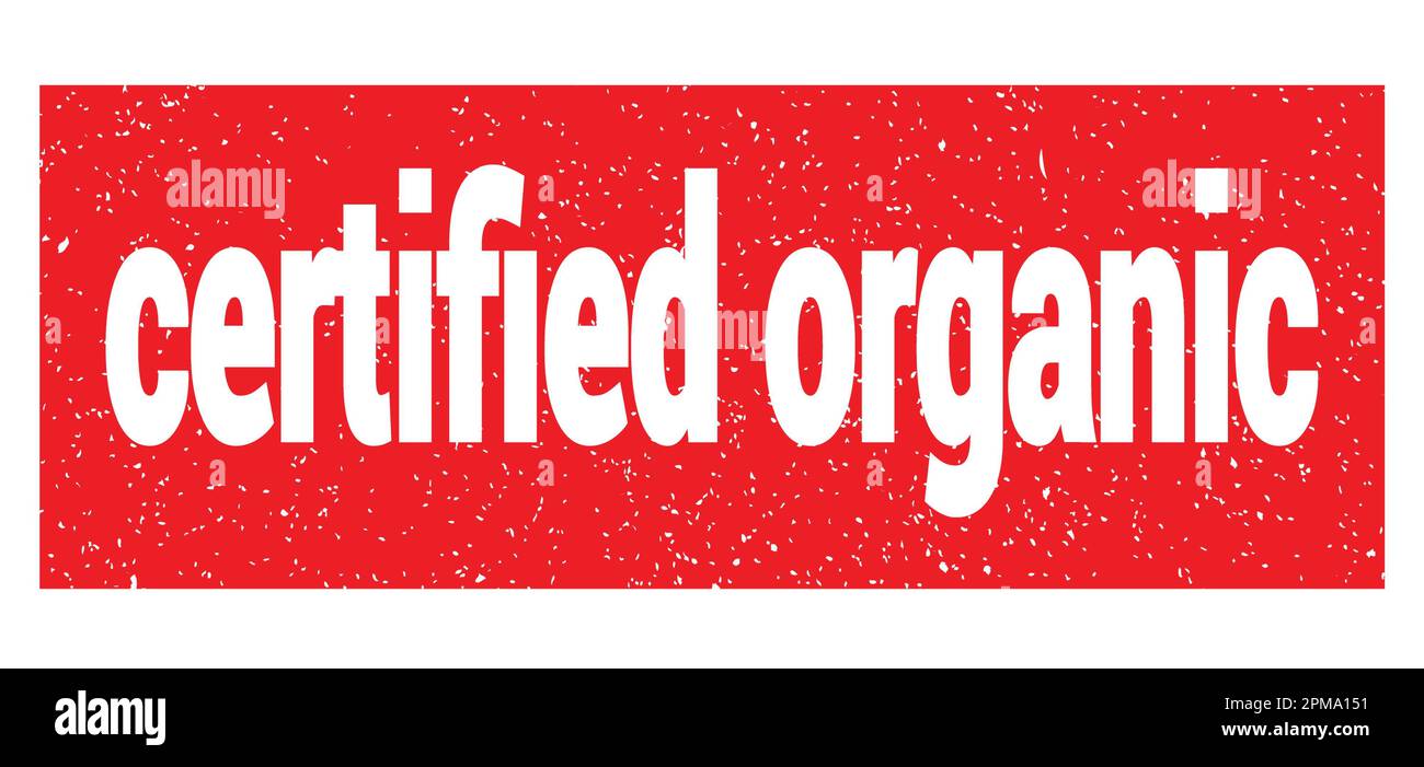 Certified organic logo hi-res stock photography and images - Alamy