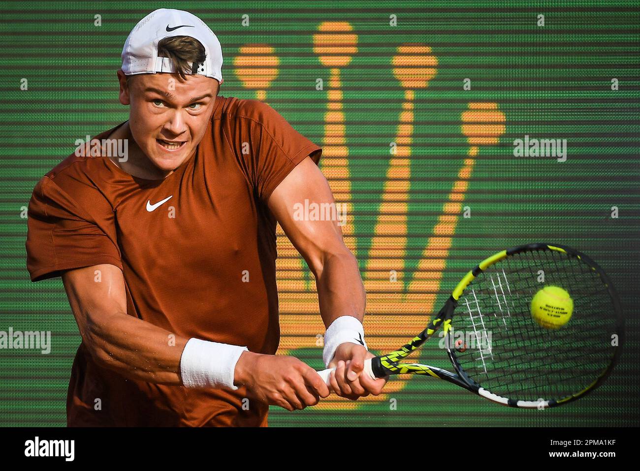 Roquebrune Cap Martin, France - 12/04/2023, Holger RUNE of Denmark ...