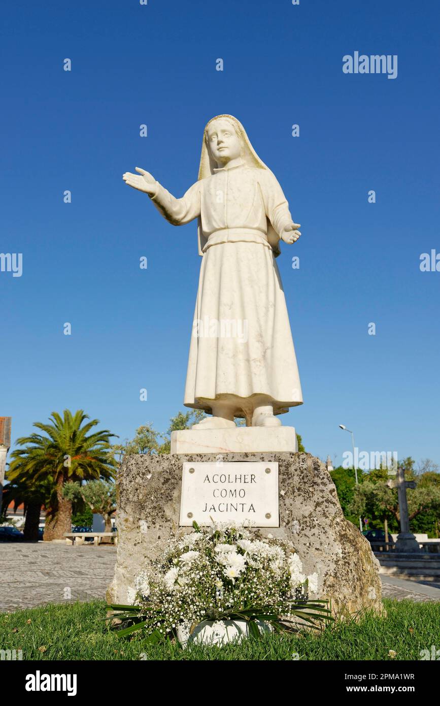 Statue of Jacinta, Shepherd Child, Igreja Paroquial de Fatima, Parish ...