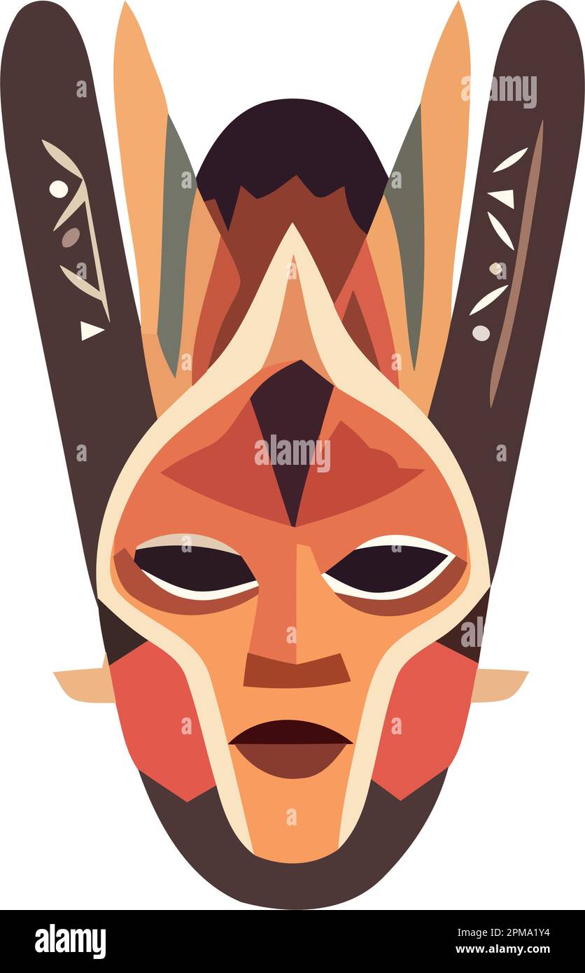 Indigenous culture costume decoration symbol tradition isolated Stock ...