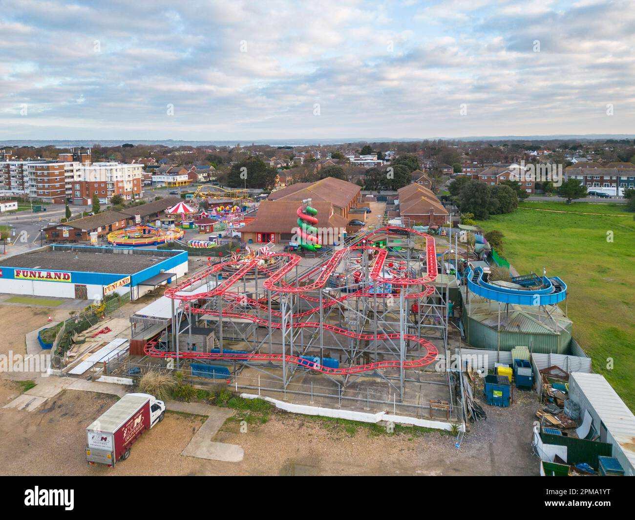 the funland children's adventure park on hayling island hampshire seen ...