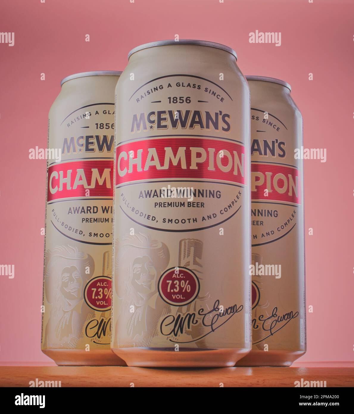 Brewery mcewans beer logo hi-res stock photography and images - Alamy