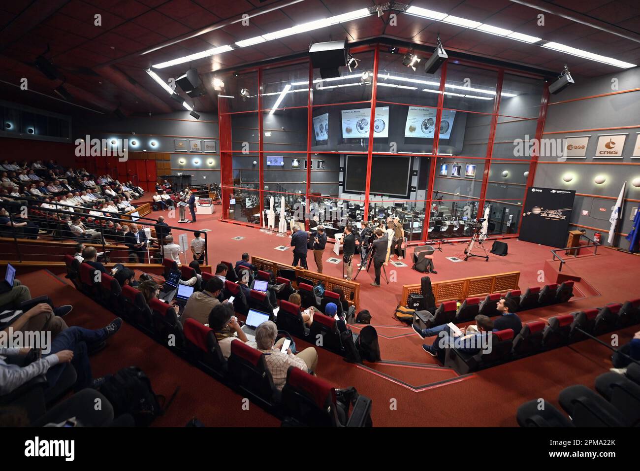Cayenne, France. 12th Apr, 2023. Illustration picture shows the Jupiter ...
