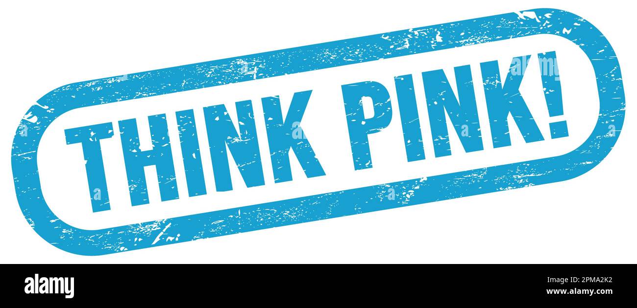 Think pink stamp hi-res stock photography and images - Alamy