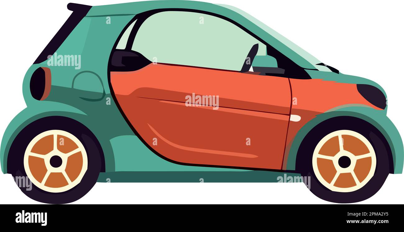 Modern blue sports car driving on highway Stock Vector Image & Art - Alamy