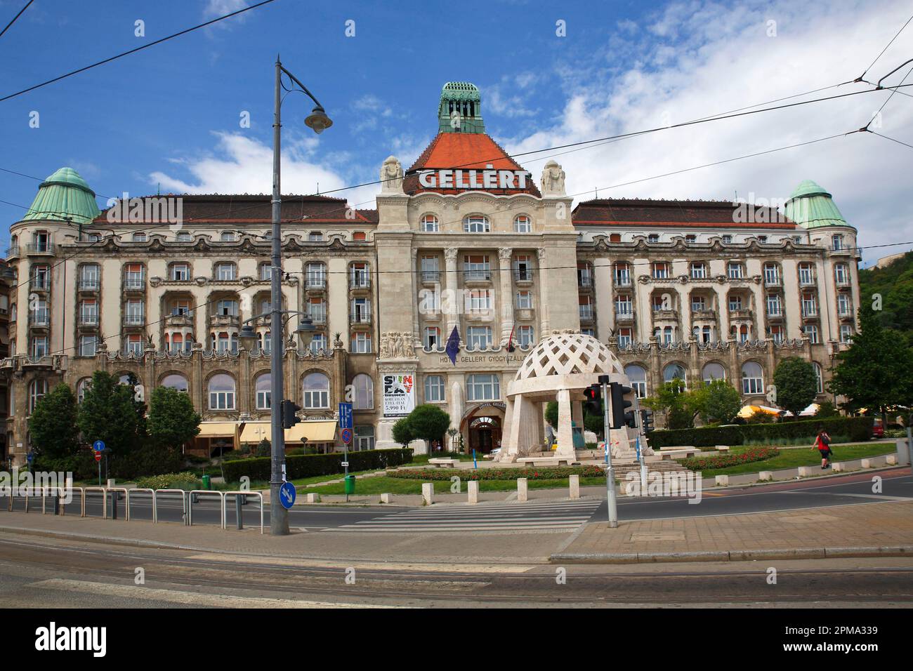 Hotel Gellert, Hungarian Art Nouveau Hotel, Budapest, Hungary Stock ...