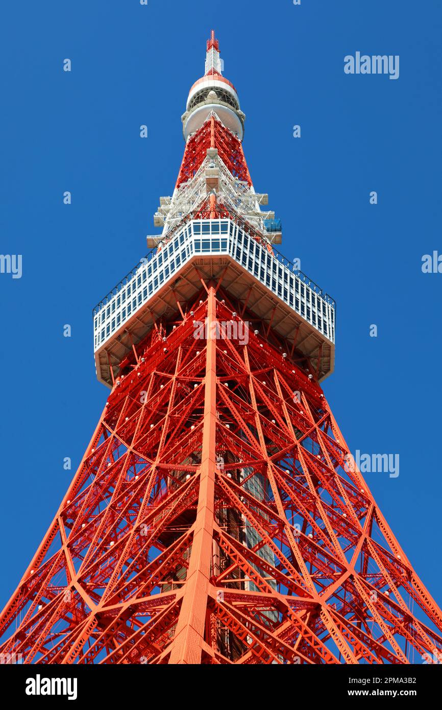 Tokyo Tower in the Minato District, Tokyo, Japan Stock Photo - Alamy