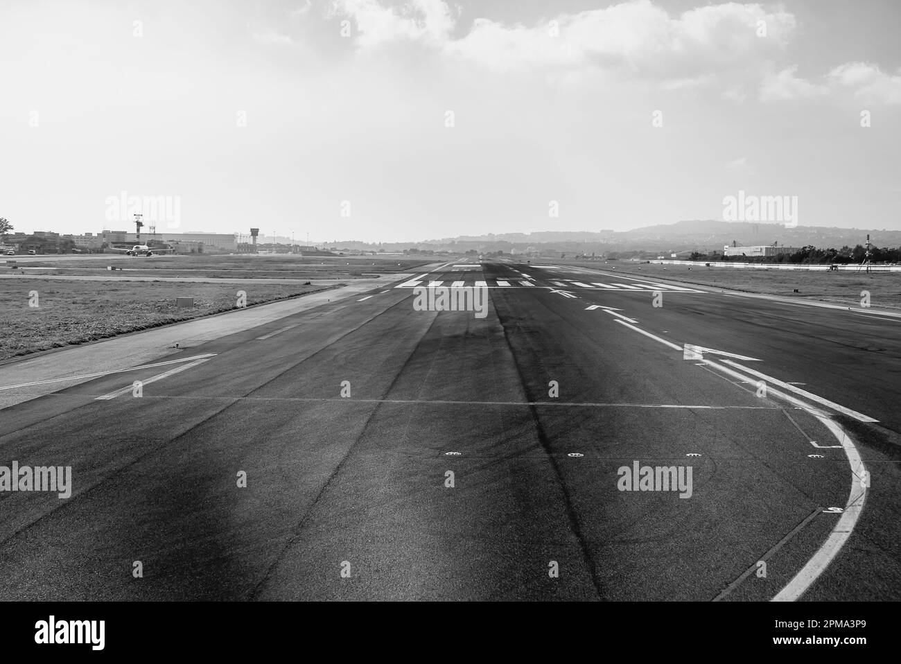 Runway photo Black and White Stock Photos & Images - Alamy