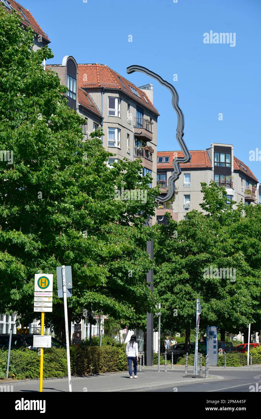 Monument, Georg Elser, Wilhelmstrasse, Mitte, Berlin, Germany Stock ...