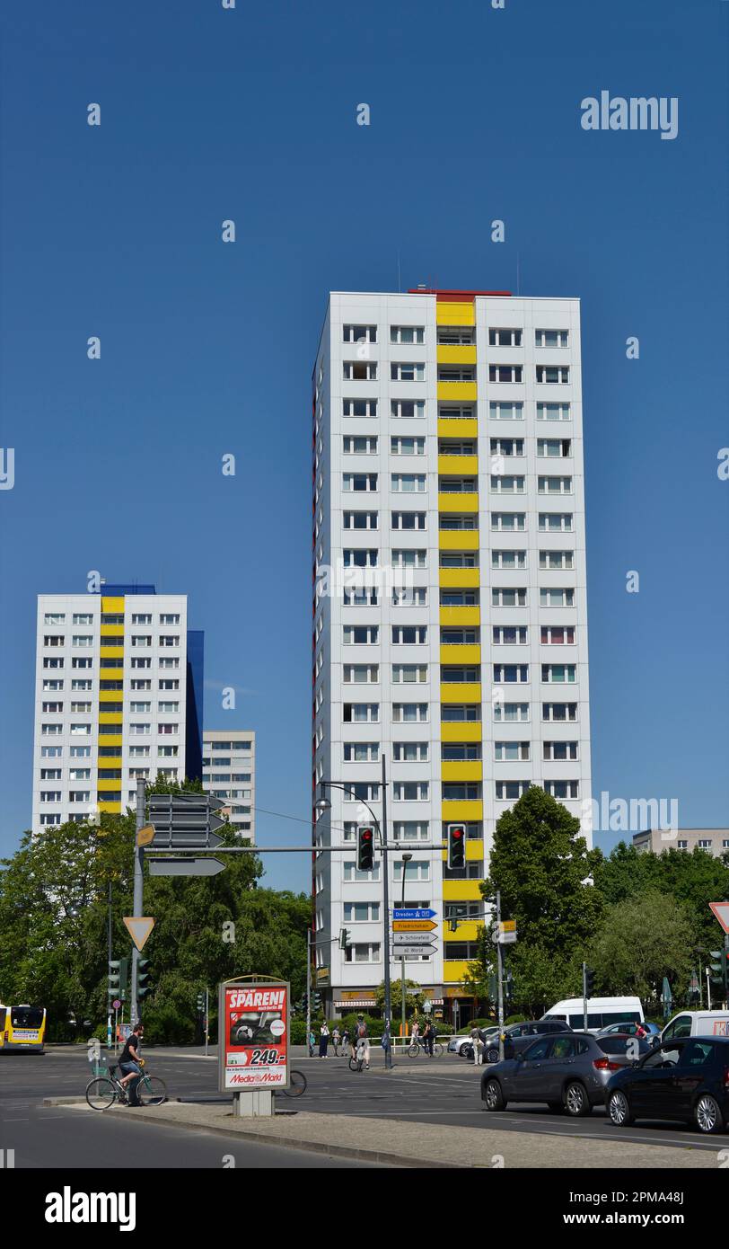 High-rise buildings, Holzmarktstrasse, Mitte, Berlin, Germany Stock ...