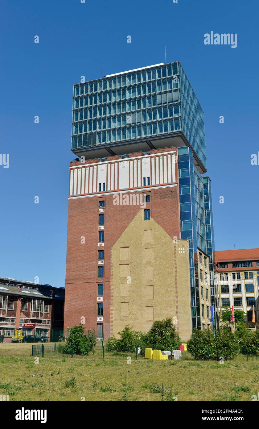 Narva Tower, Oberbaumcity, Friedrichshain, Berlin, Germany Stock Photo ...