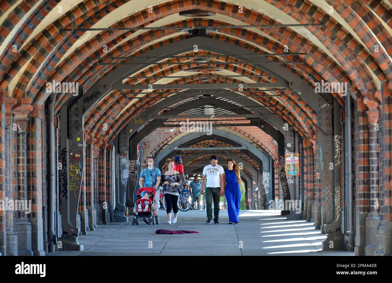 Oberbaum Bridge, Friedrichshain, Berlin, Germany Stock Photo - Alamy