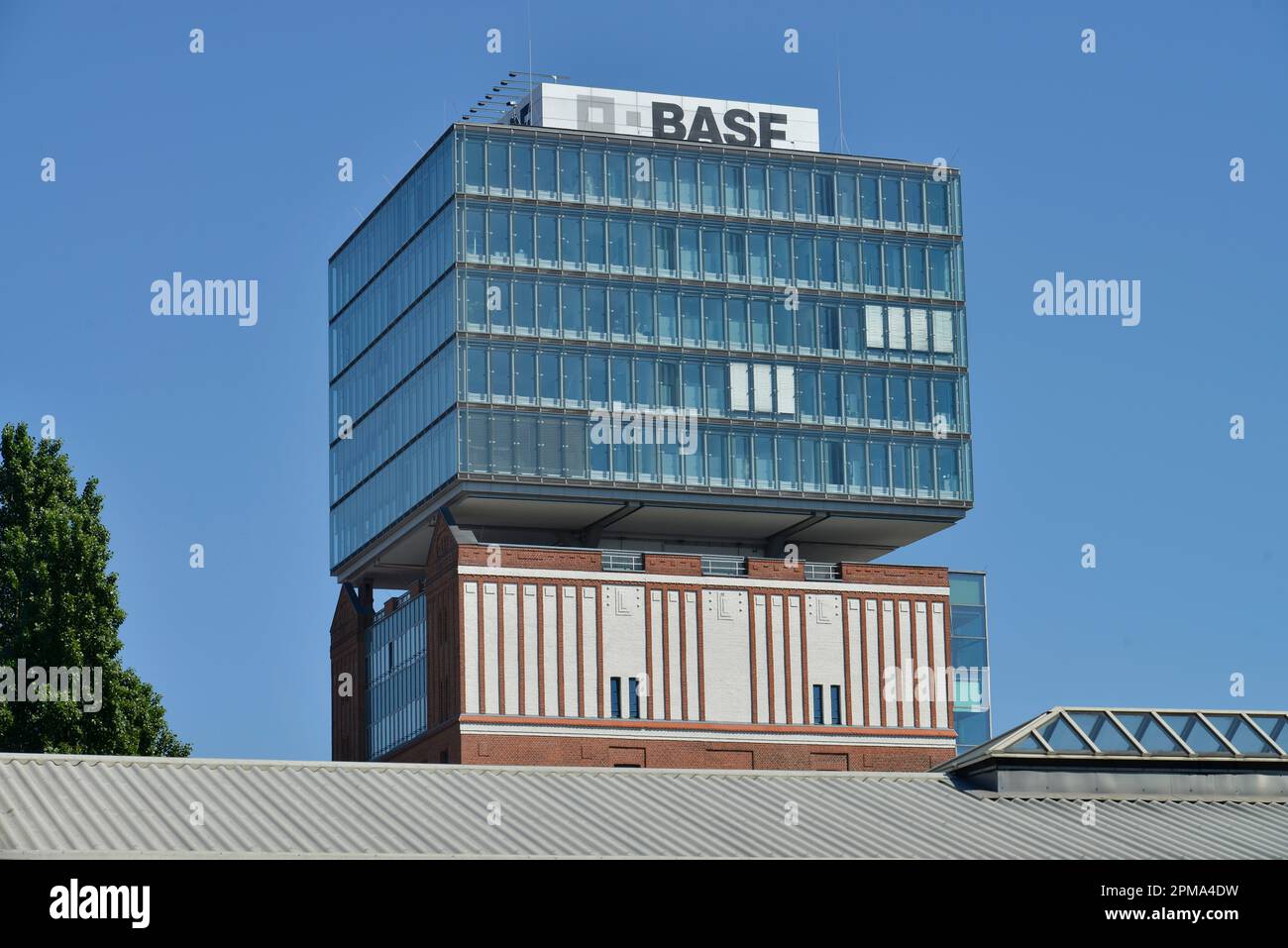 Narva Tower, Oberbaumcity, Friedrichshain, Berlin, Germany Stock Photo ...