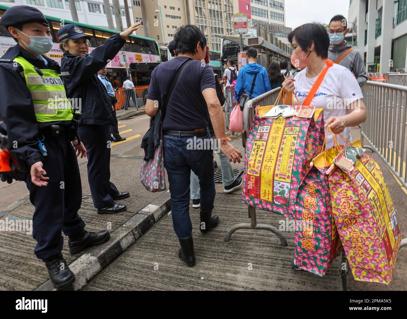 Grave sweepers queuing up at Chai Wan bus terminal for buses to Chai ...