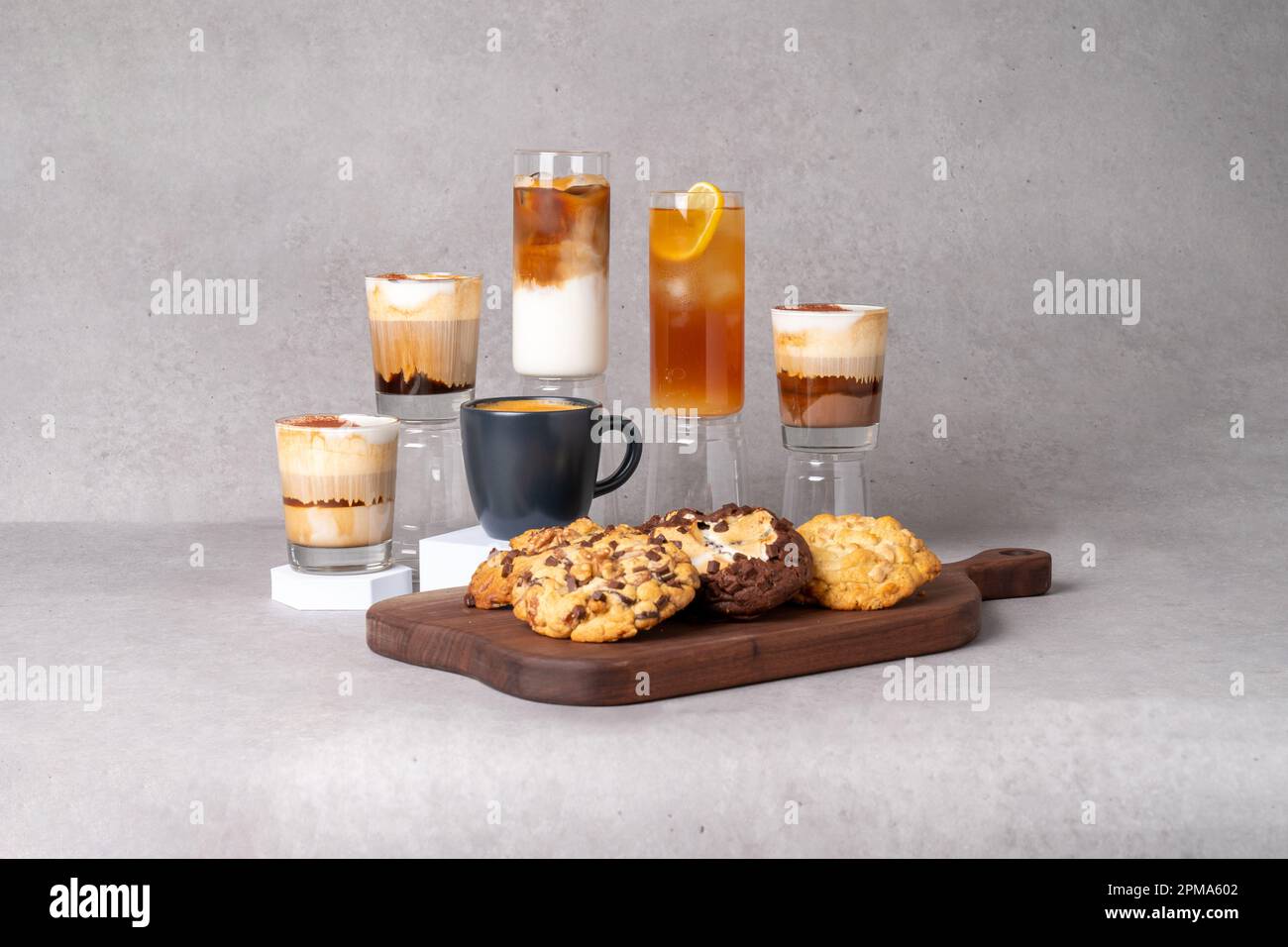 Korean style food drink New York Cookies Original Levin S'mores White ...