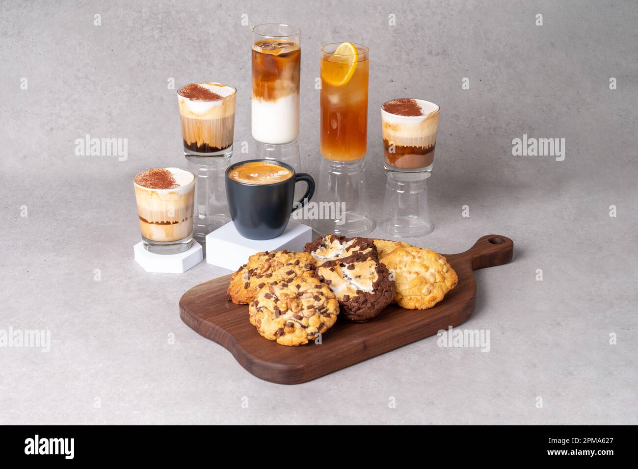 Korean style food drink New York Cookies Original Levin S'mores White ...