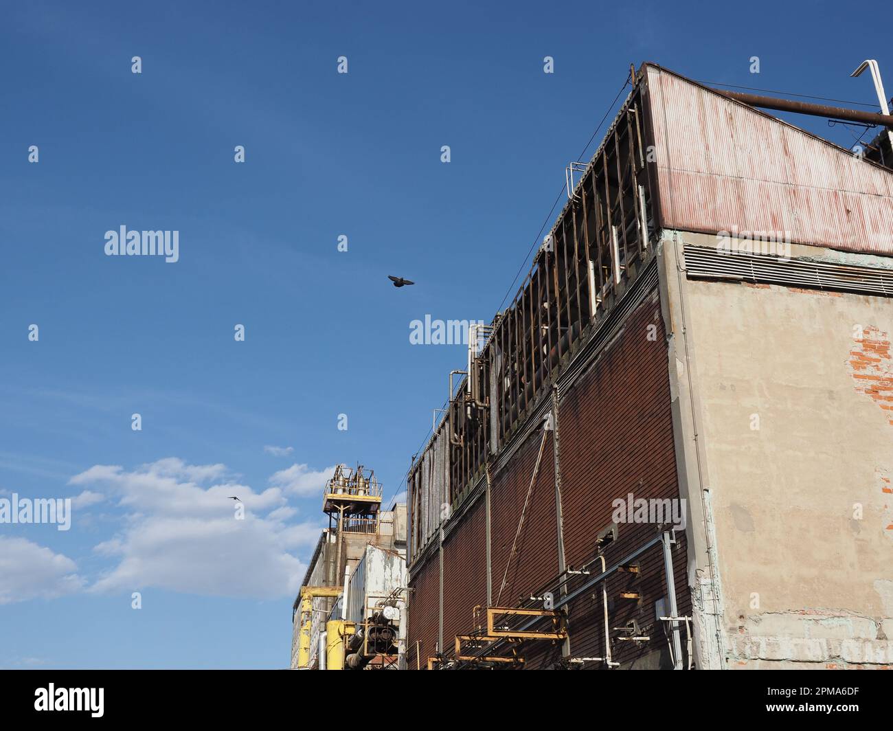 industrial ruins of an old abandoned factory Stock Photo - Alamy