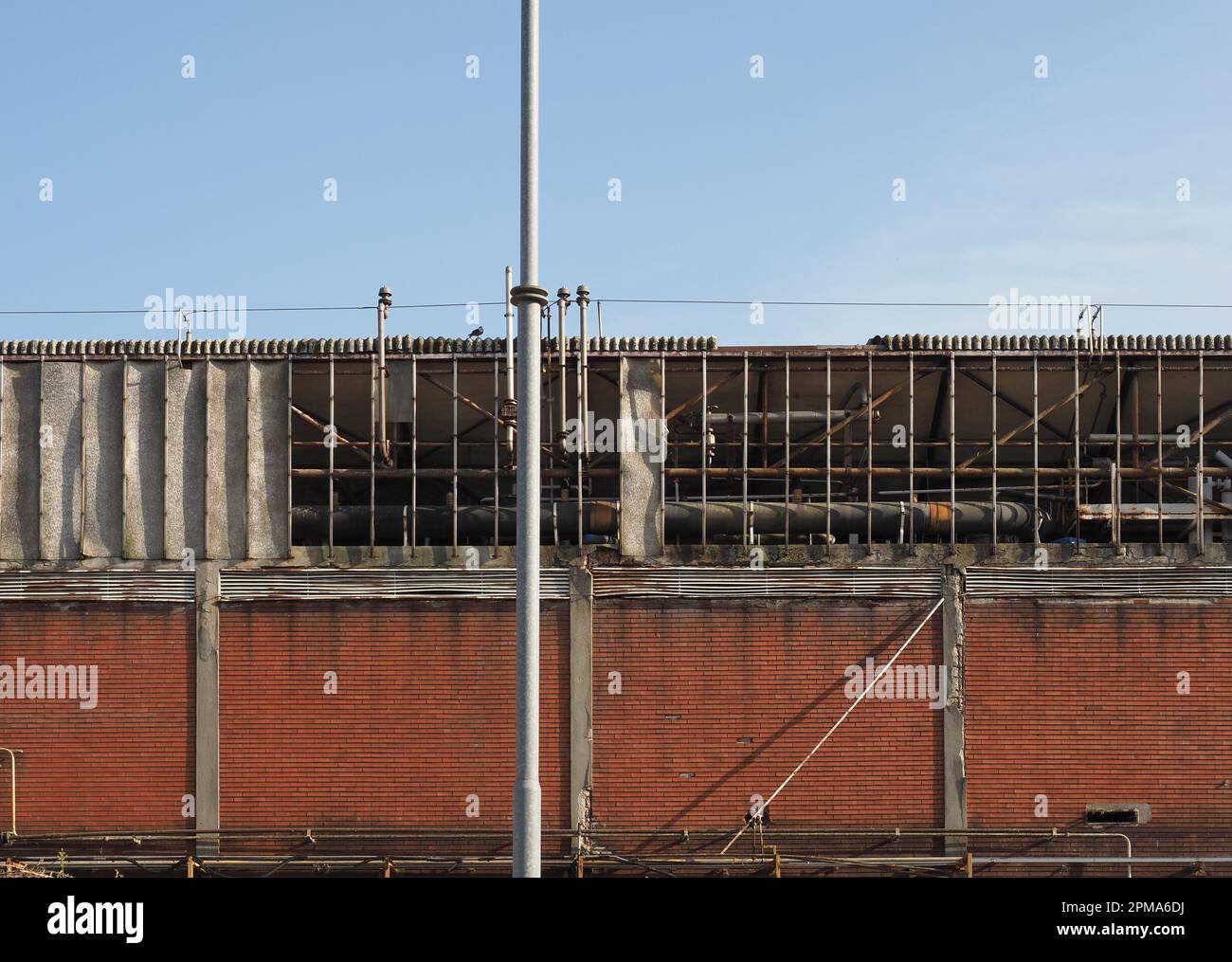 industrial ruins of an old abandoned factory Stock Photo - Alamy