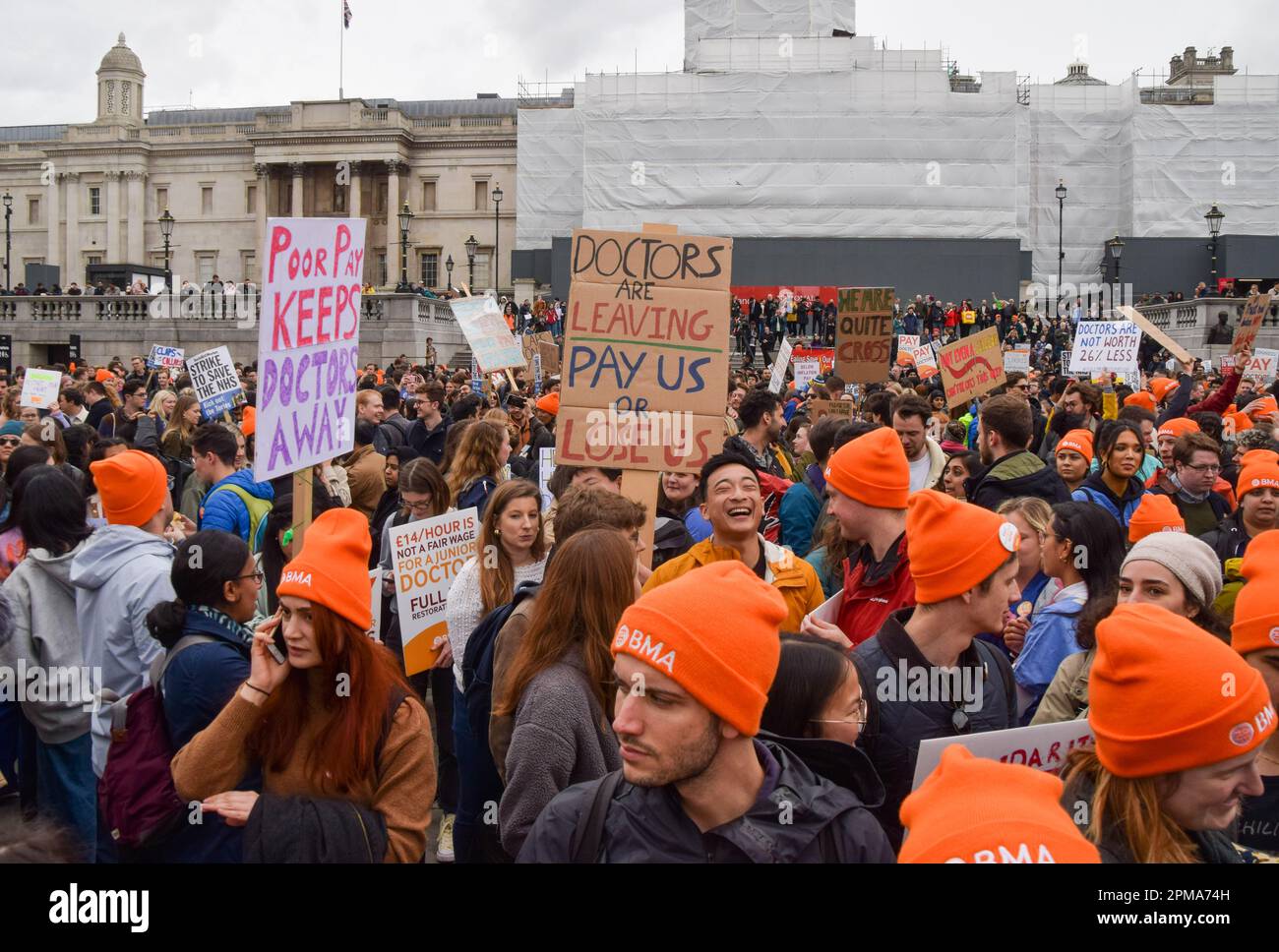 Pay restoration for doctors hi-res stock photography and images - Alamy