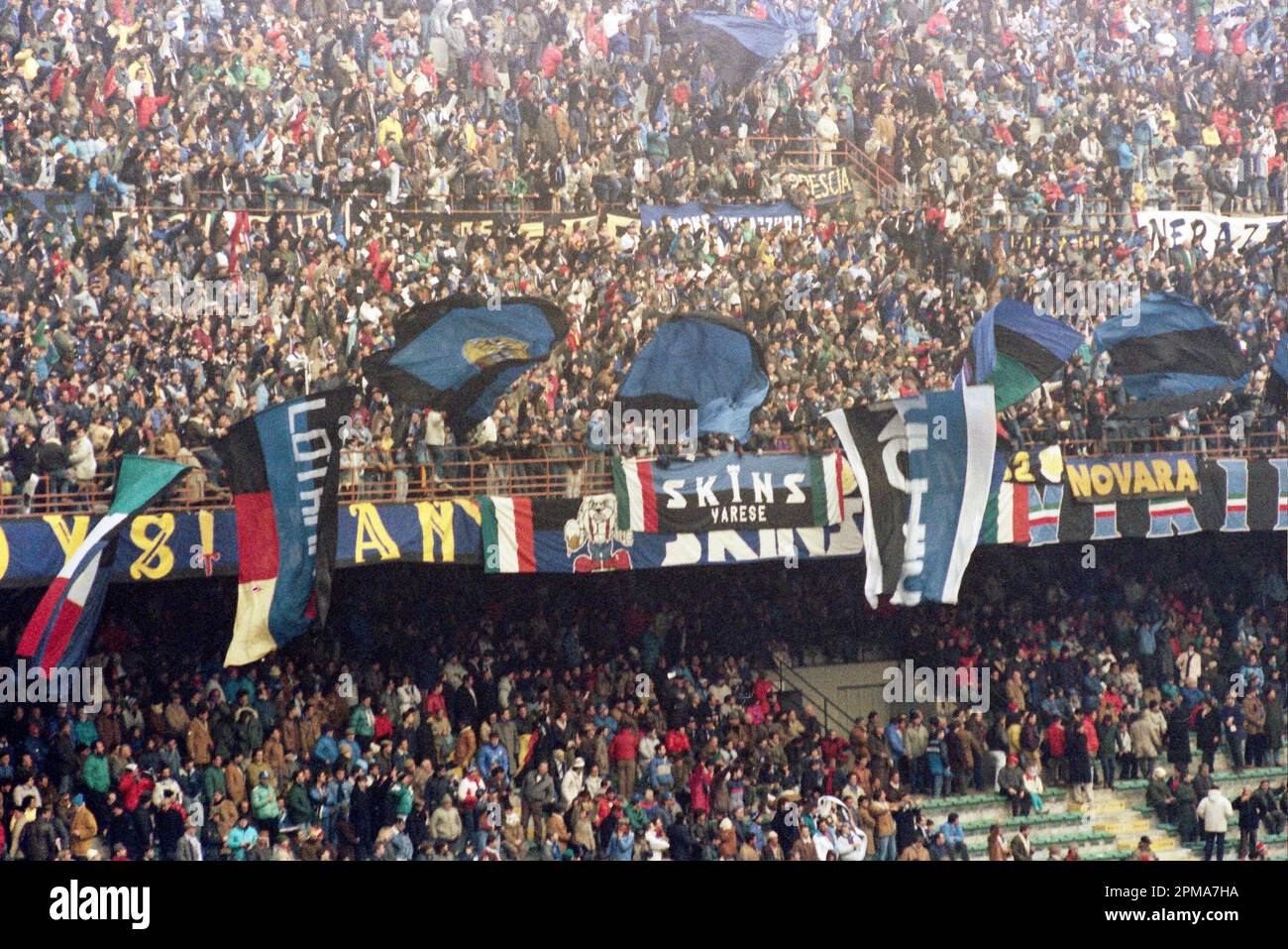 Italy ultras season 1988-89 Serie A - in the photo - inter-bologna ...