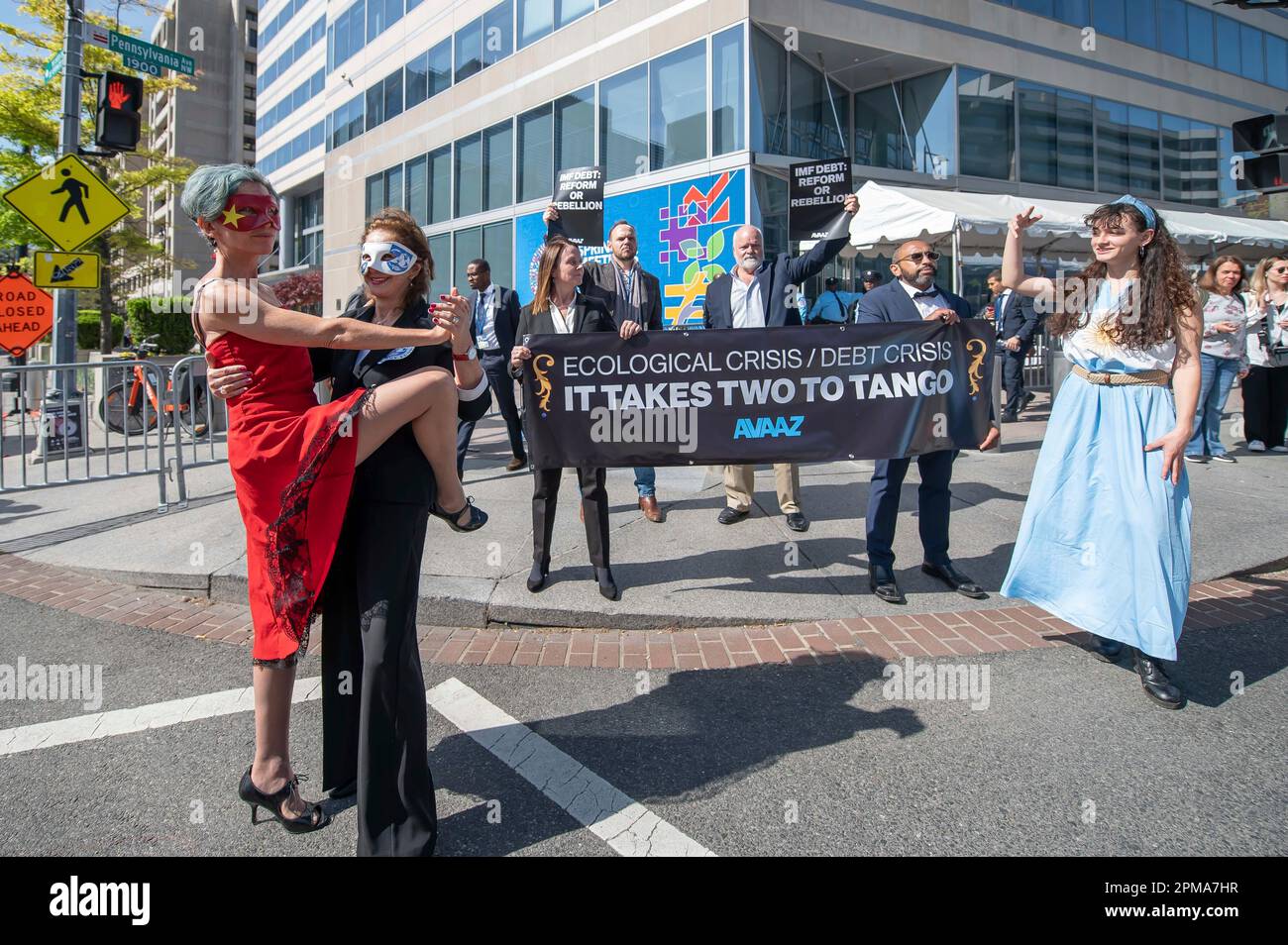 IMAGE DISTRIBUTED FOR AVAAZ – Two Avaaz dancers impersonate China and ...