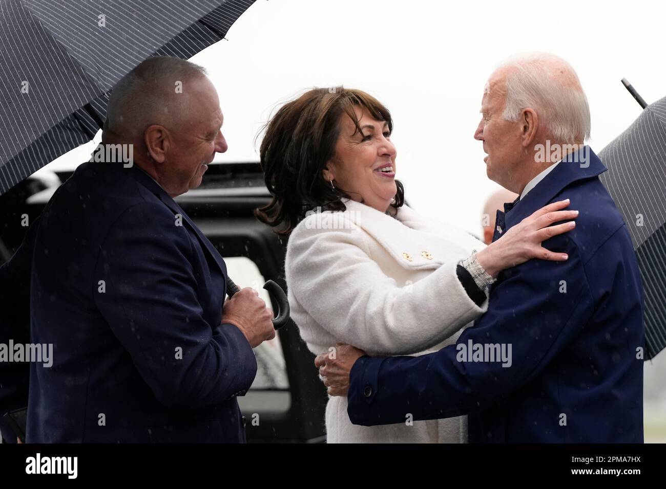 President Joe Biden greets U.S. Ambassador to Ireland Claire D. Cronin ...