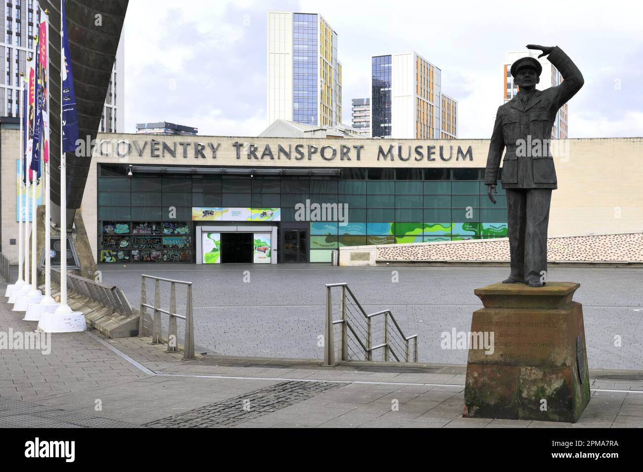 Whittle sir statue coventry hi-res stock photography and images - Alamy