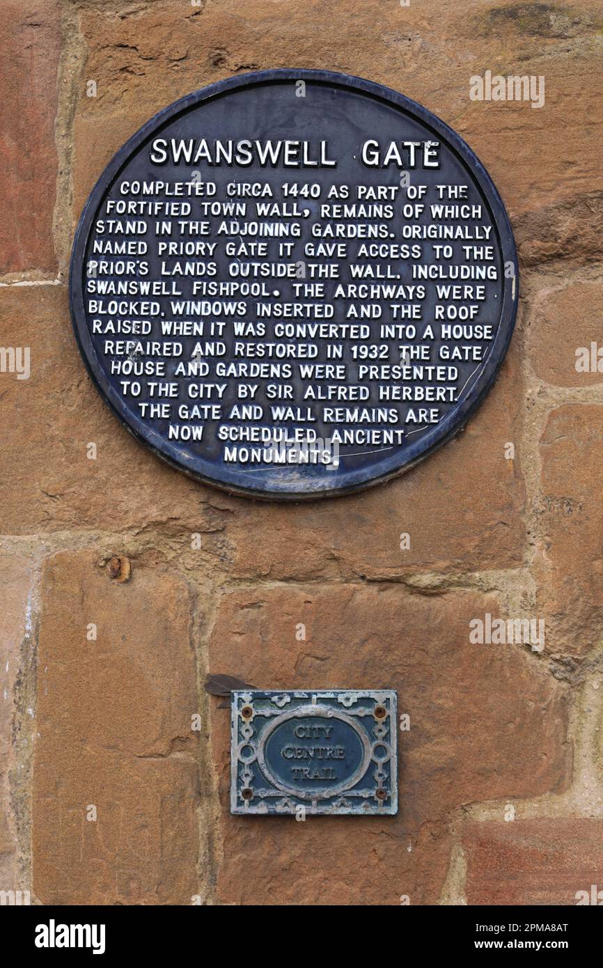 The Swanswell Gate, Hales Street, Coventry City, West Midlands, England ...