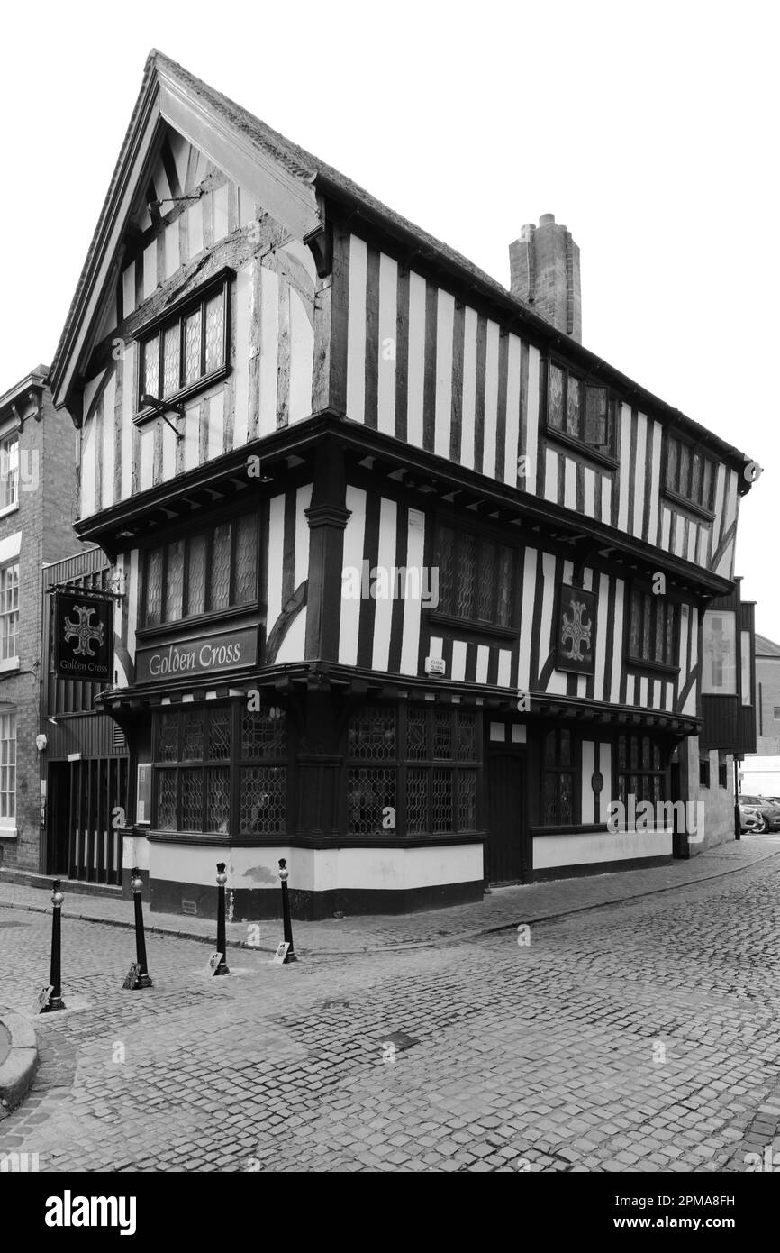 The Golden Cross Inn, Coventry city centre, West Midlands, Warwickshire ...