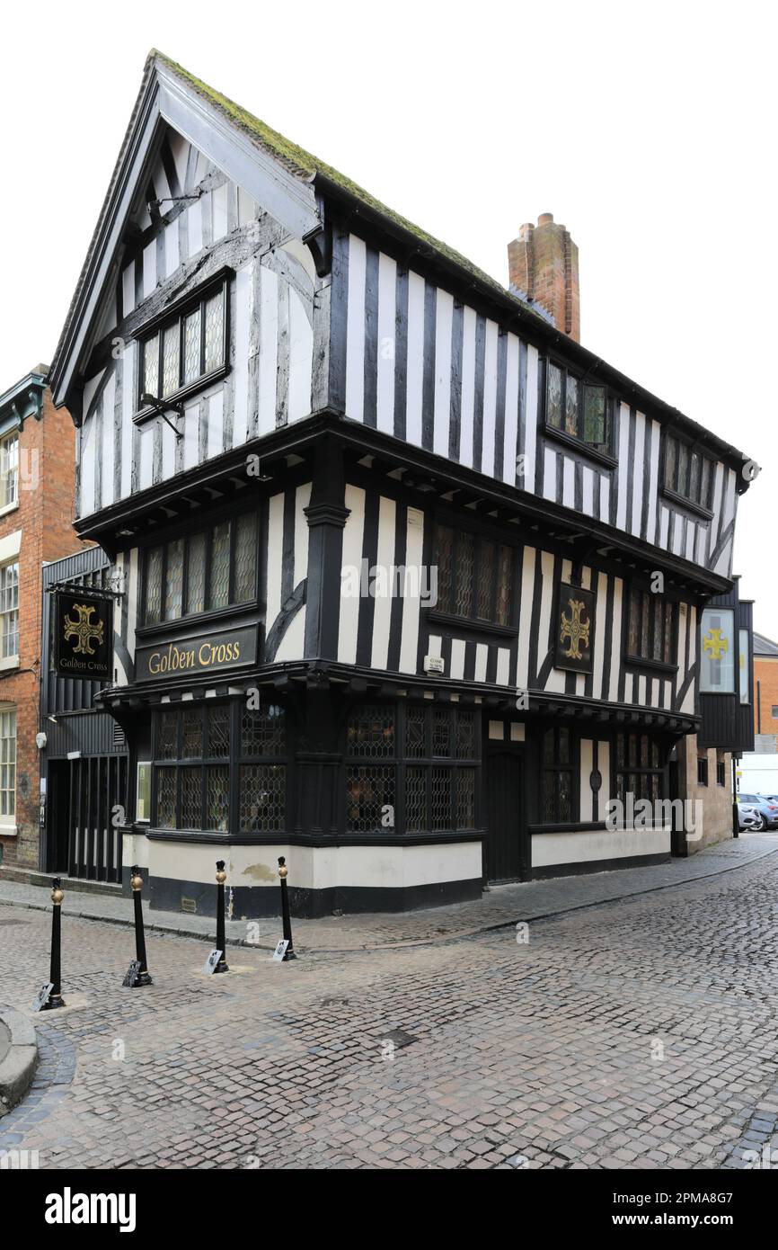 The Golden Cross Inn, Coventry city centre, West Midlands, Warwickshire ...