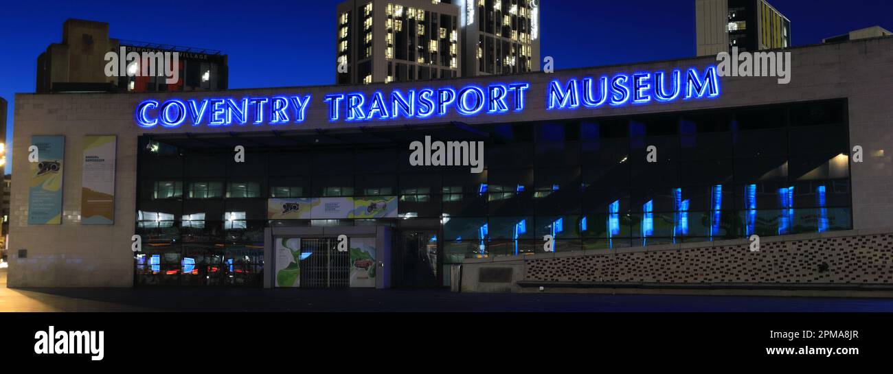 The Transport Museum, Millennium square, Coventry City, West Midlands ...